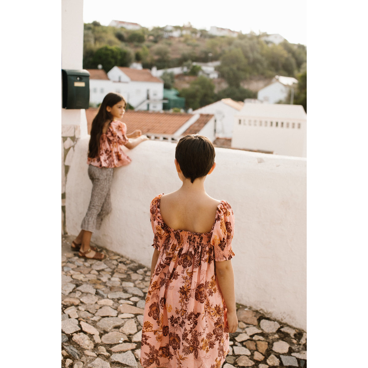 Angie Dress | Desert Rose – Little Pinwheels