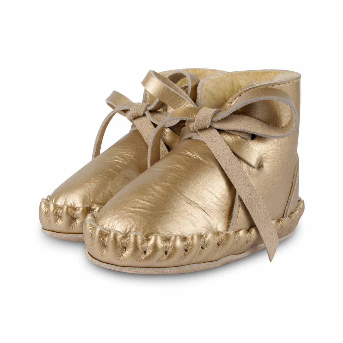 Pina Exclusive Lining | Champagne Metallic Leather – Little Pinwheels