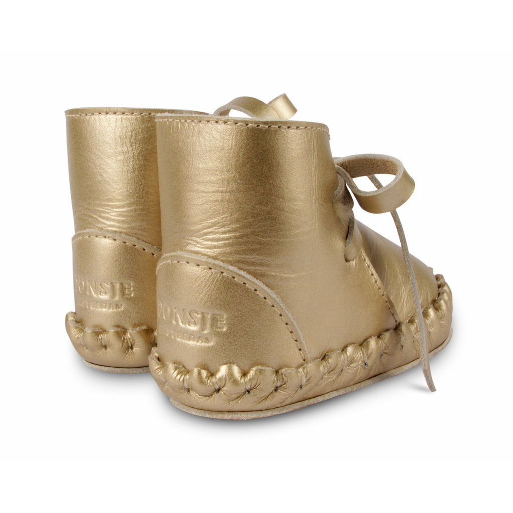 Pina Exclusive Lining | Champagne Metallic Leather – Little Pinwheels