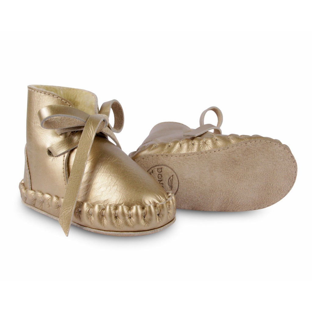 Pina Exclusive Lining | Champagne Metallic Leather – Little Pinwheels