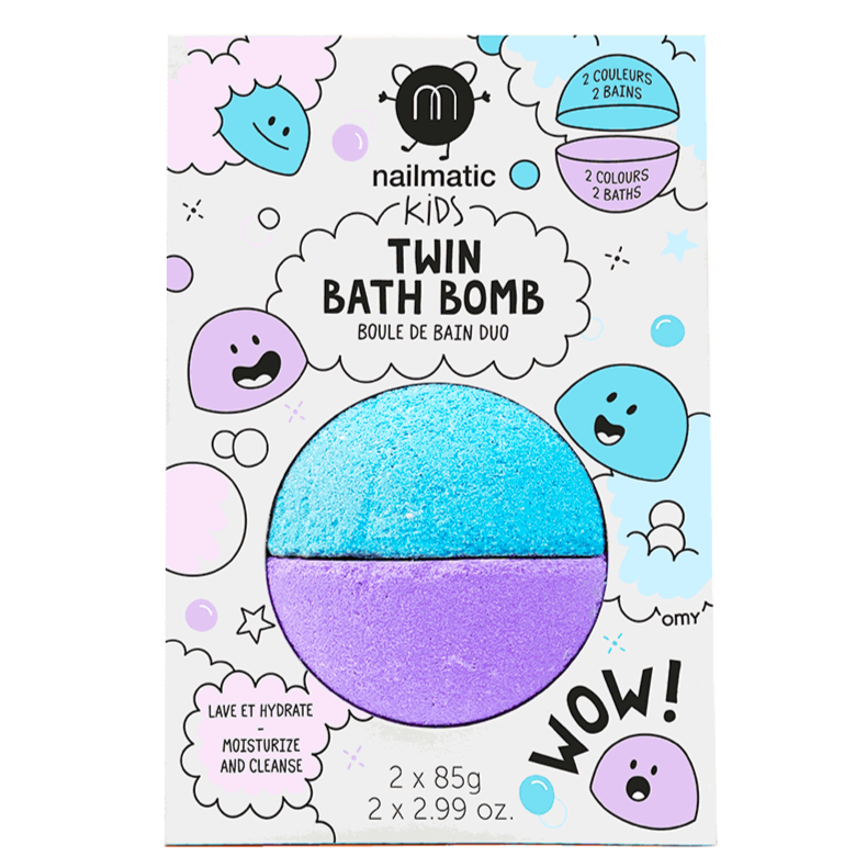 Bath Bomb | Twin | Blue & Violet – Little Pinwheels