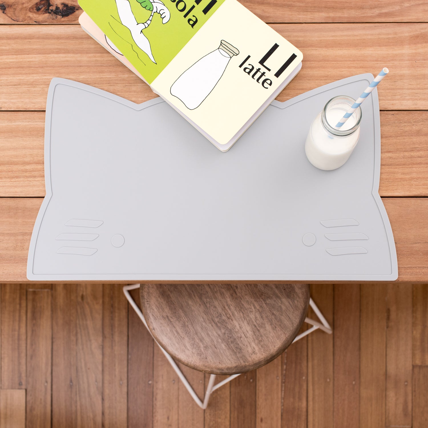 Cat Placie | Grey – Little Pinwheels