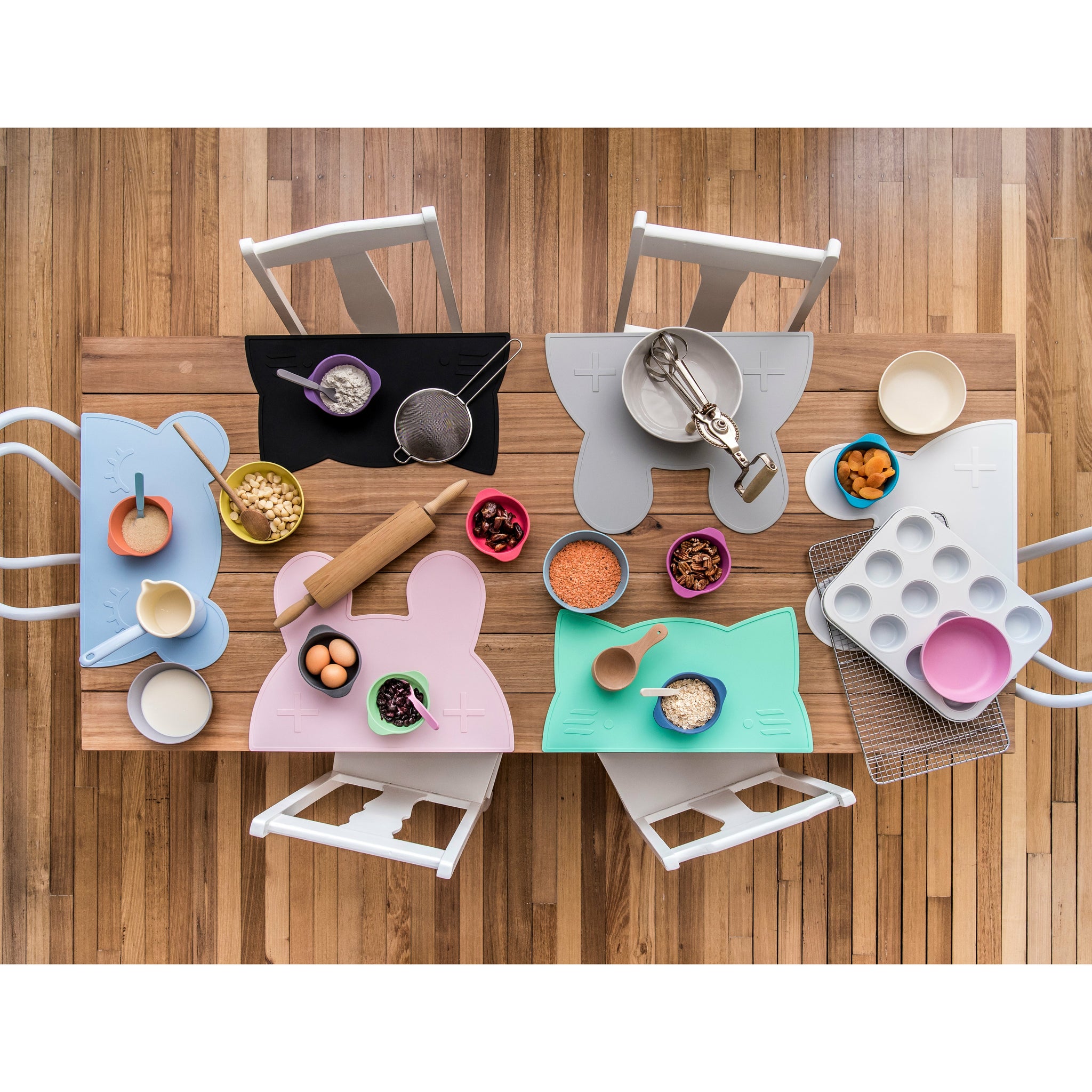 Bear Placie | Powder Blue – Little Pinwheels