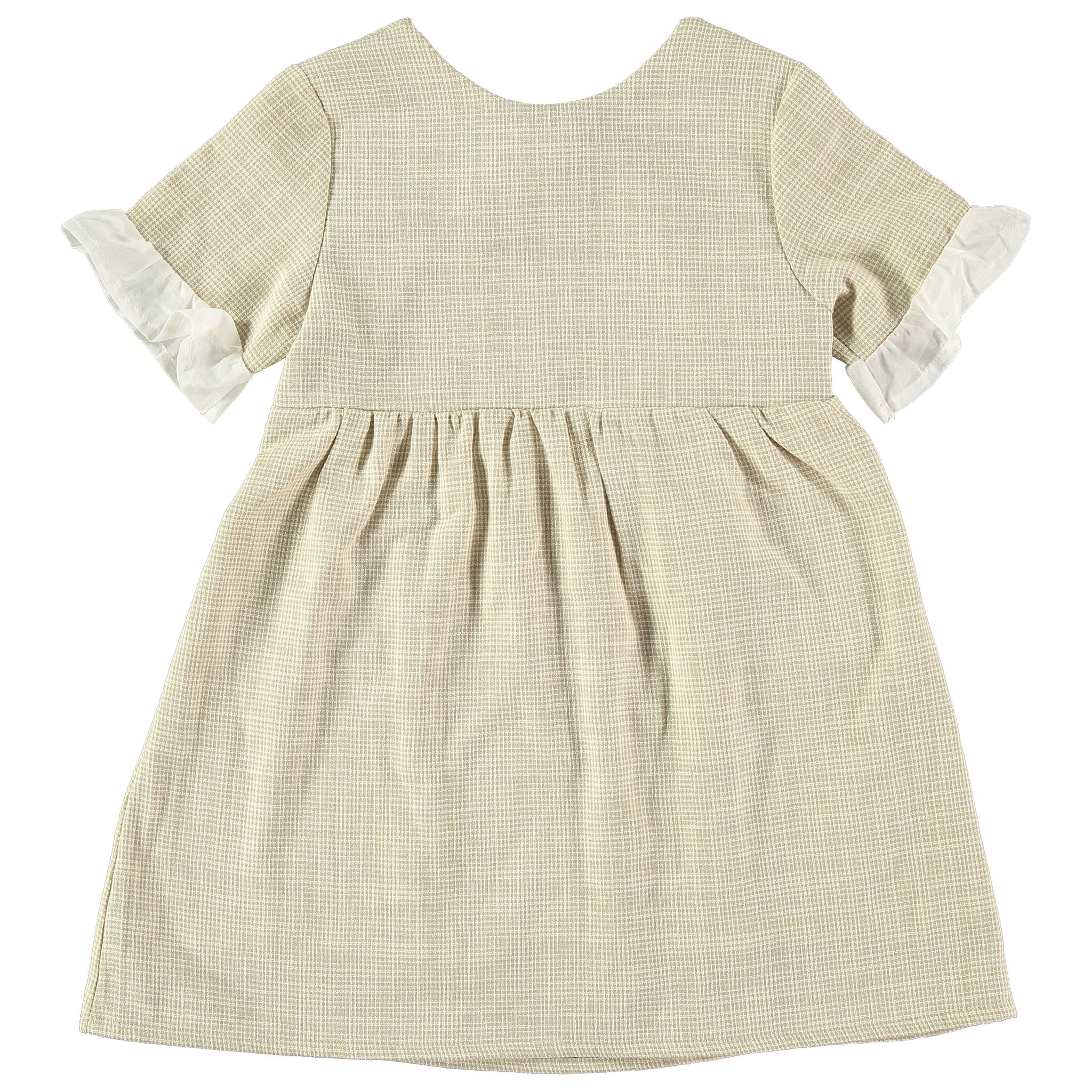 Dress | Beige – Little Pinwheels