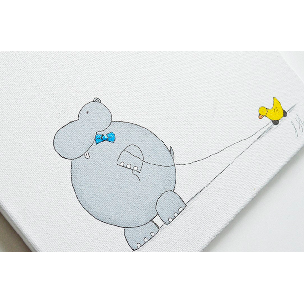 Henry The Hippo Artwork – Little Pinwheels