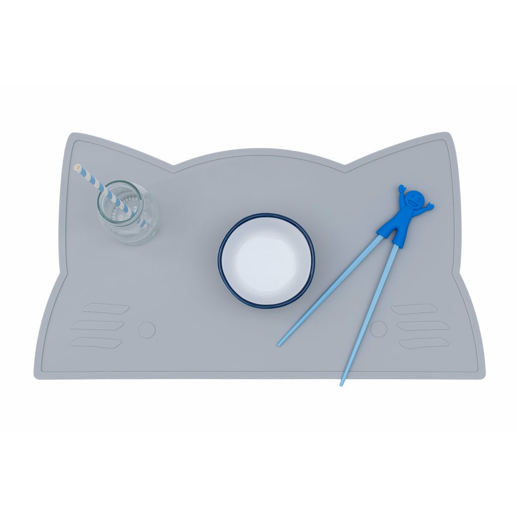 Cat Placie | Grey – Little Pinwheels