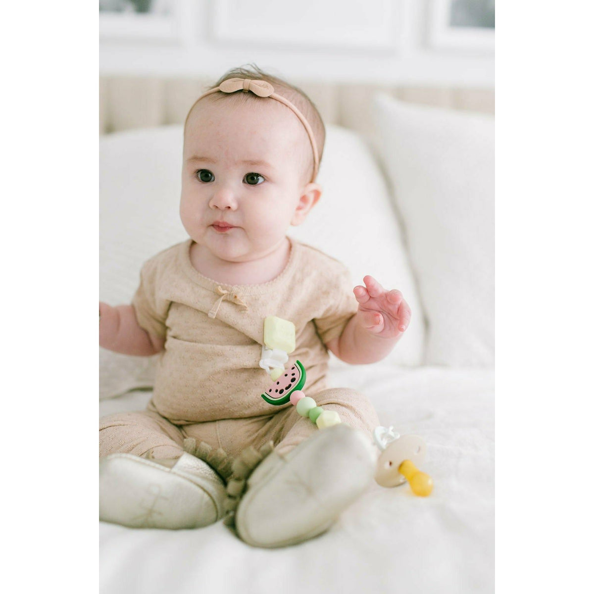 Darling Pacifier Clip | Watermelon – Little Pinwheels