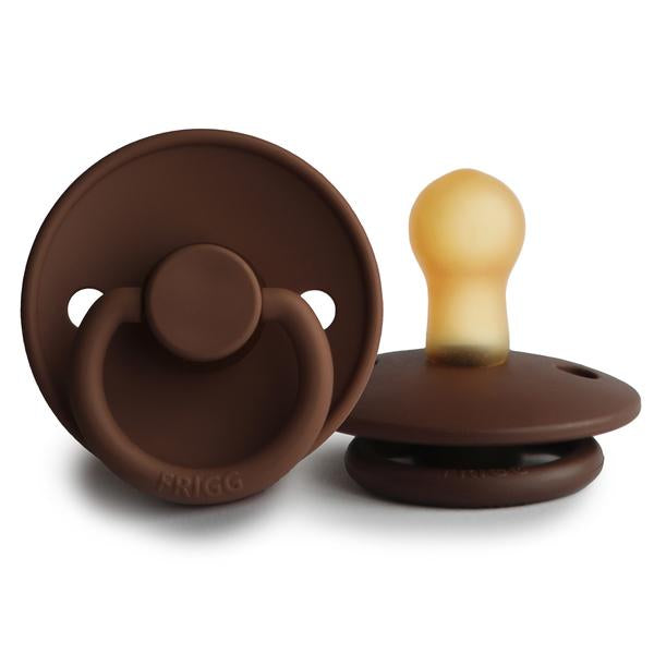 Natural Rubber Pacifier | Milk Chocolate – Little Pinwheels